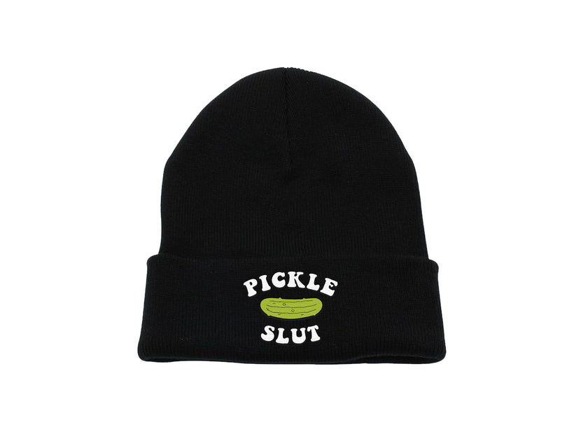 Pickle Slut - Embroidered Winter Beanie – Calm Down Caren