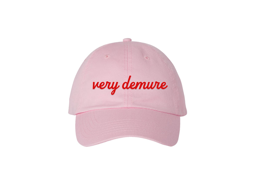 Very Demure - Light Pink Dad Hat – Calm Down Caren
