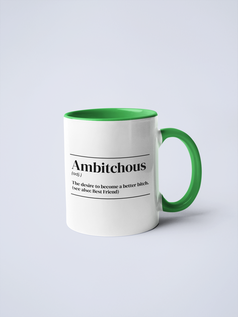 Ambitchous Ceramic Coffee Mug – Calm Down Caren