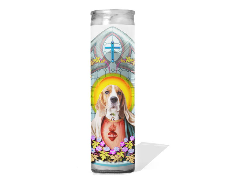 Beagle Prayer Candle – Calm Down Caren